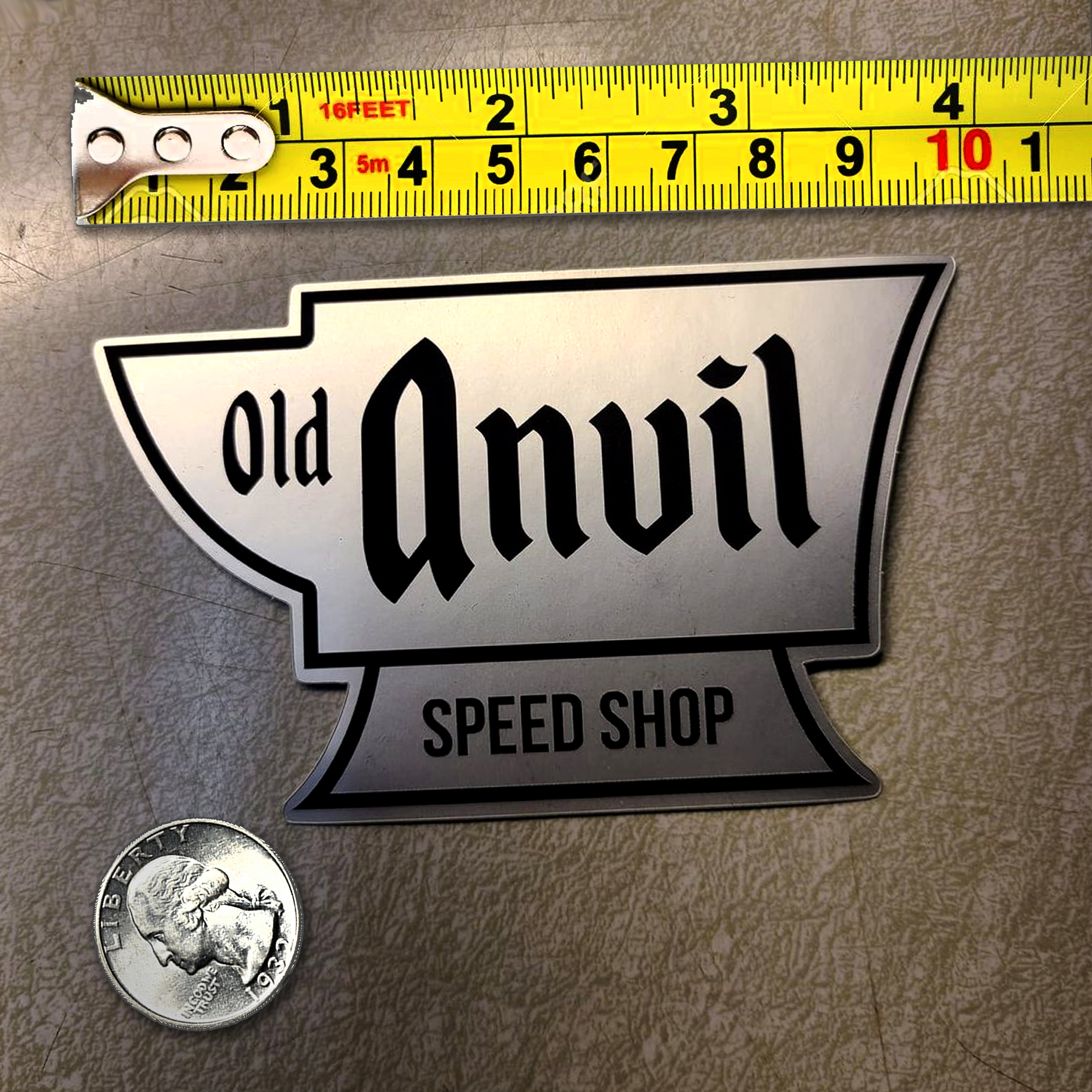 Matte Metallic Old Anvil Sticker – Old Anvil Speed Equipment